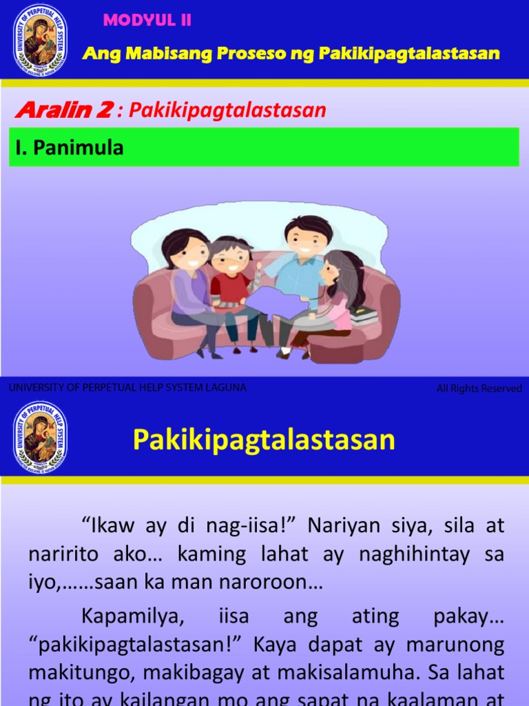 Modyul 2 - Ang Mabisang Proseso NG Pakikipagtalastasan | PDF