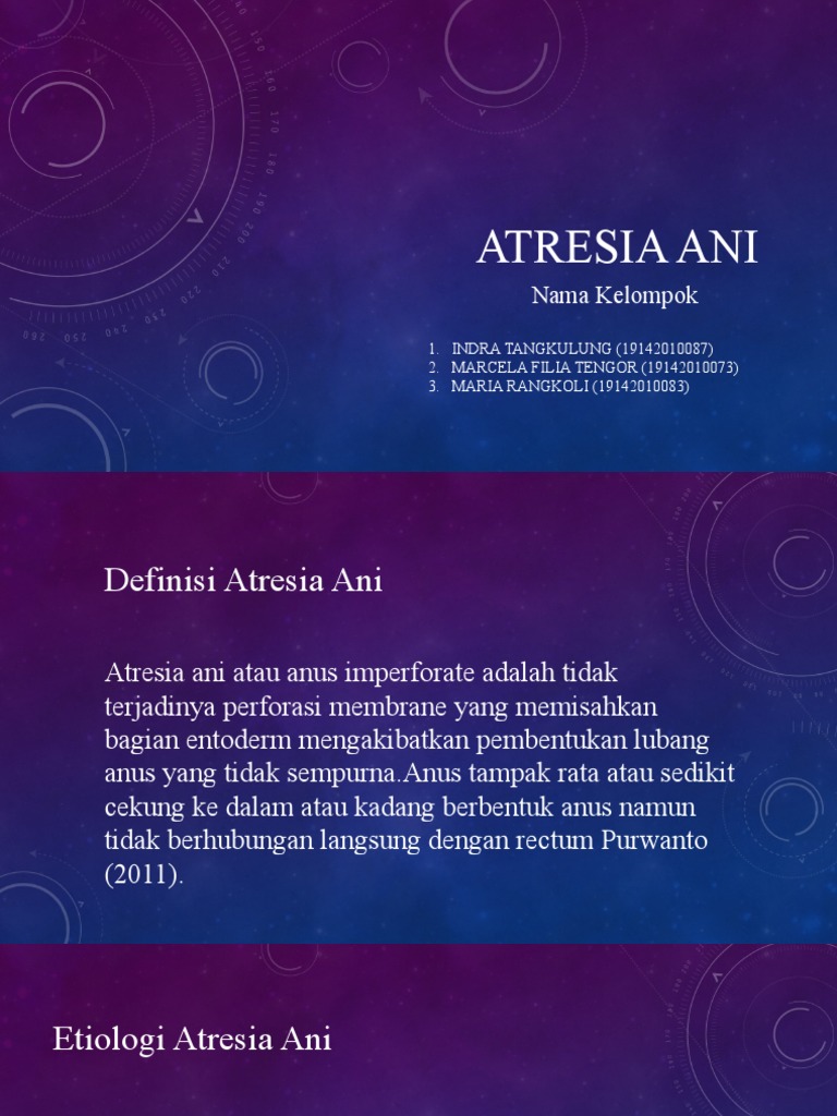 Atresia Ani | PDF