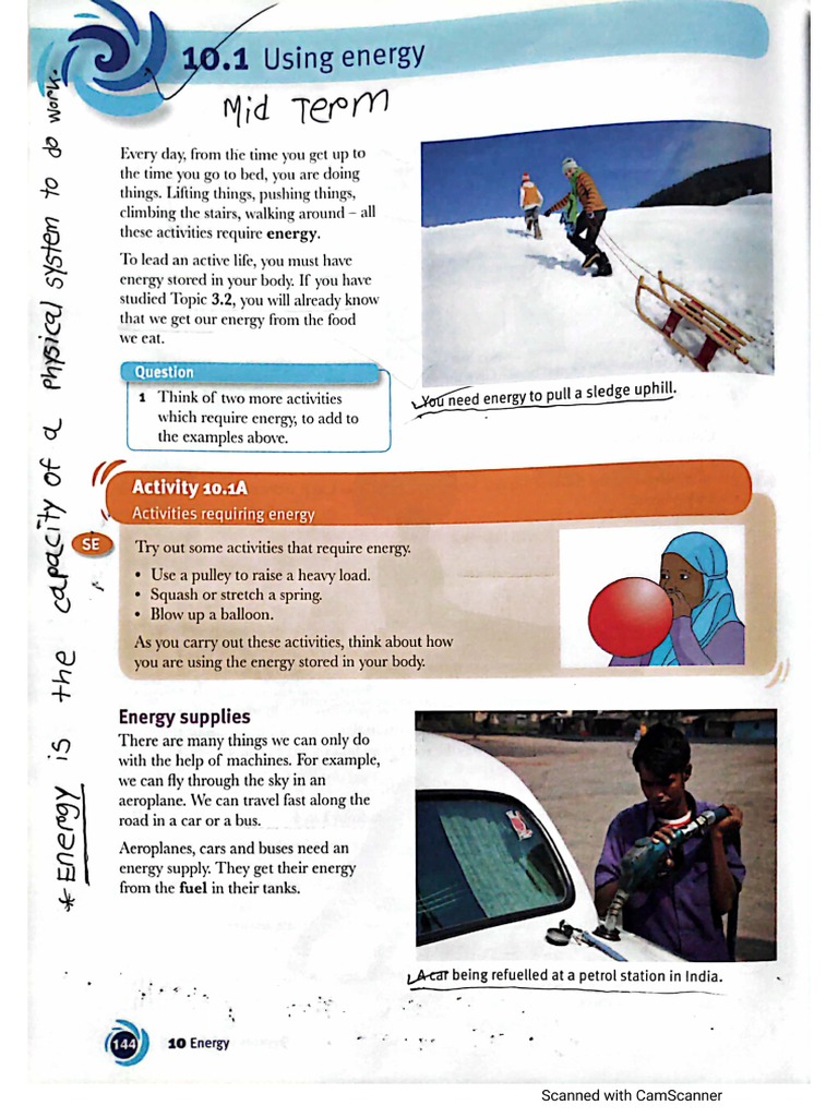 Science G6 Energy | PDF