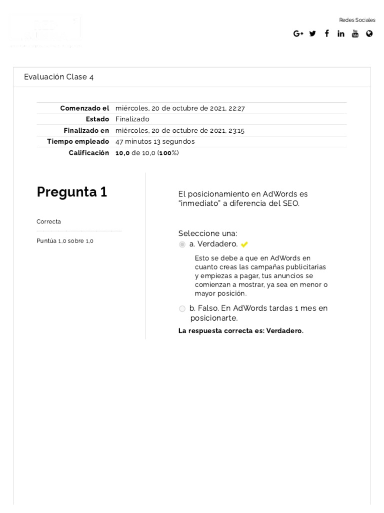 Evaluación Clase 4 | PDF | Comunicación | Tecnologías de la información