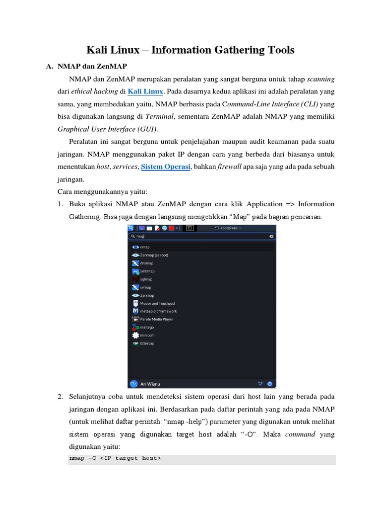 Kali Linux - Information Gathering Tools | PDF | Komputer | Teknologi ...