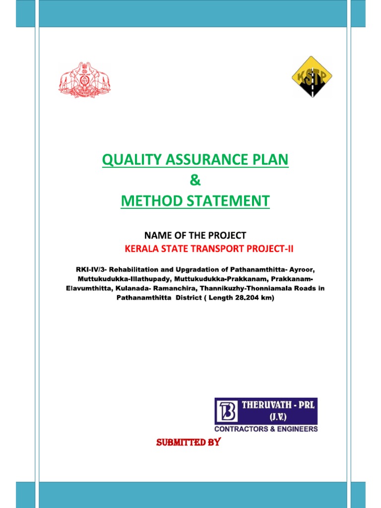 Quality Assurance Plan Final | PDF | Quality Assurance | Audit