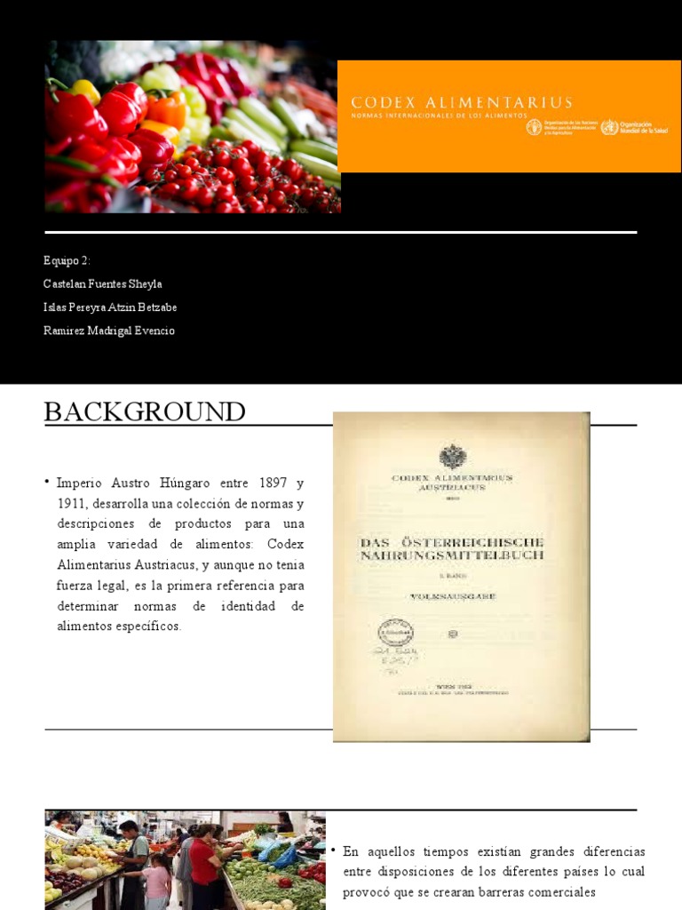 Codex Alimentarius | PDF | Seguridad alimenticia | Análisis de Riesgo y ...