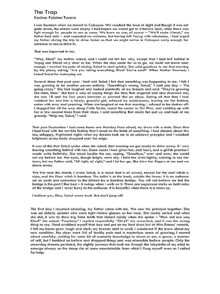 The Trap | PDF