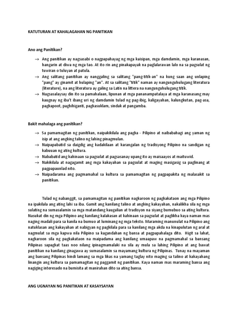 FIL 1 BSN Preliminary Period | PDF