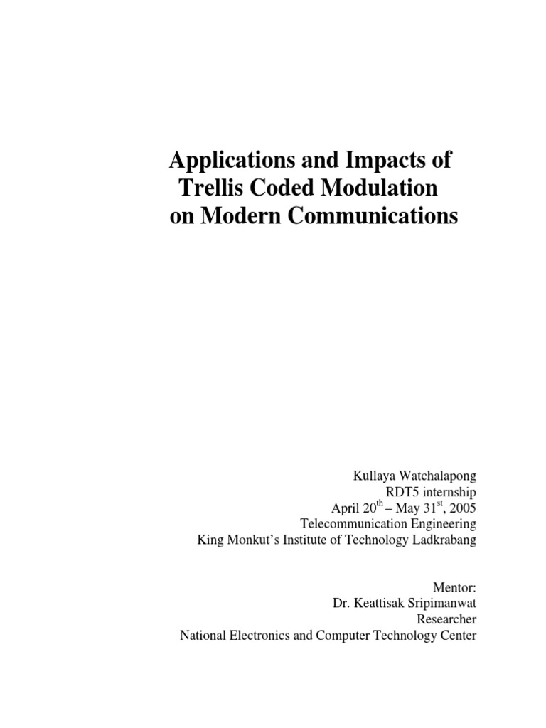 TCM Applications | PDF | Modem | Ieee 802.11
