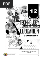 K to 12 Cookery Curriculum Guide | PDF | Curriculum | Learning