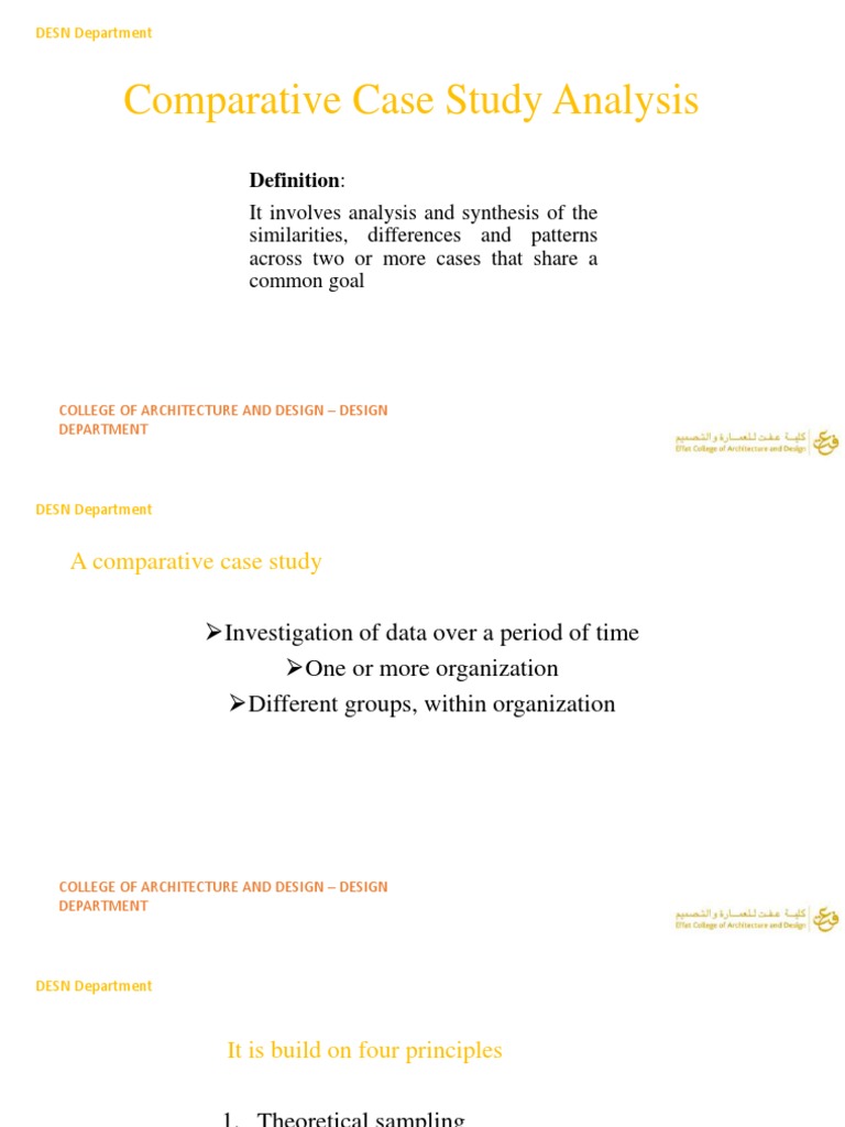 Comparative Case Study Analysis: Definition | PDF | Sampling ...