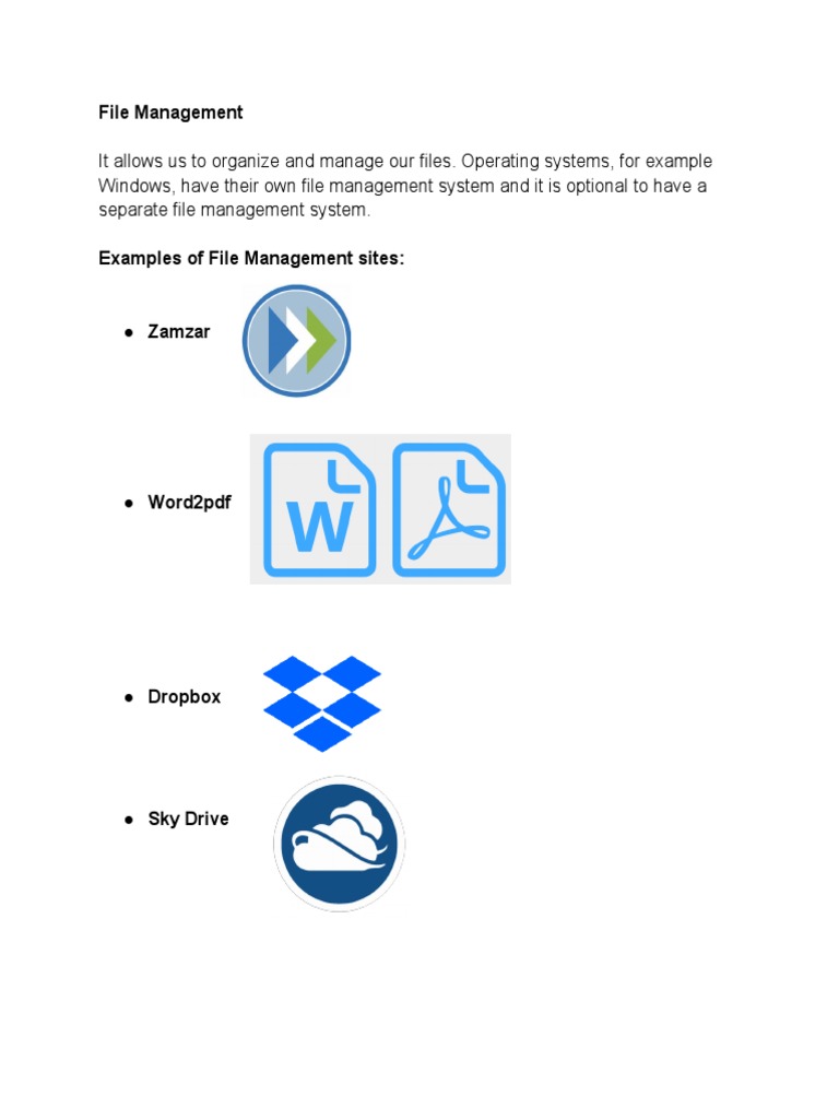 File Management | PDF