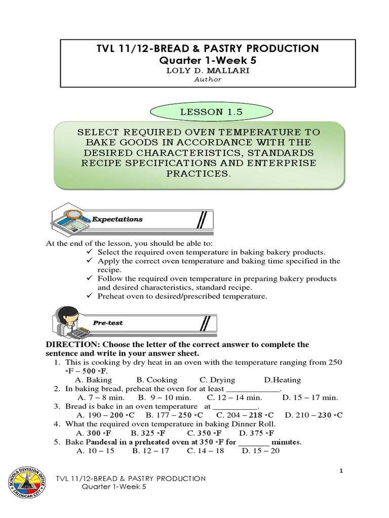 Bread and Pastry Production Week 5 | Download Free PDF | Baking | Breads