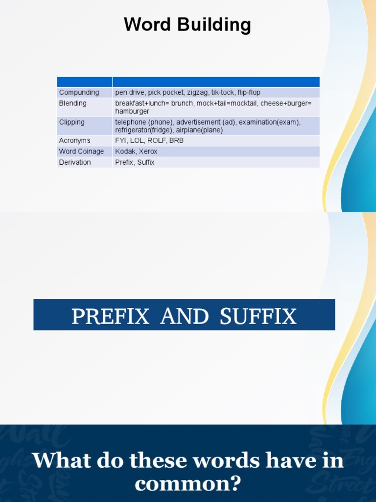 Prefix Presentation | PDF