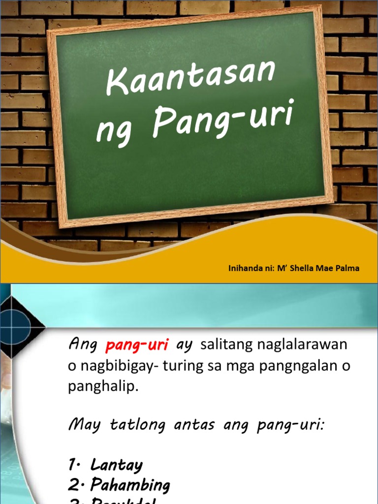 Kaantasan NG Pang-Uri | PDF