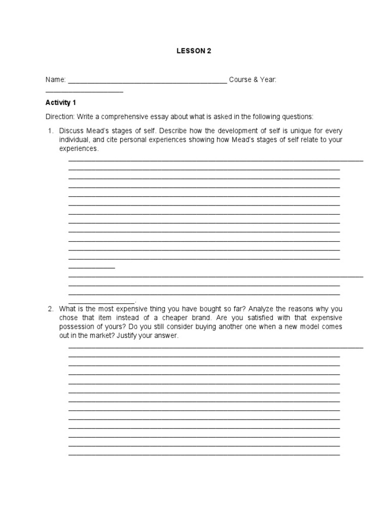BSIT 1B Activity 2 | PDF | Communication | Cognition