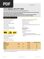 Shell Spirax S4 TXM Technical Data Sheet | PDF | Motor Oil | Mechanical ...