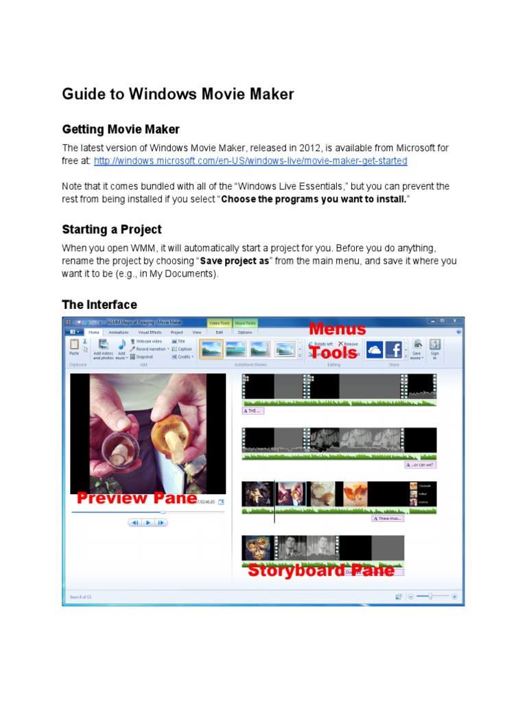 Windows Movie Maker User Guide | PDF | Software Development | System ...