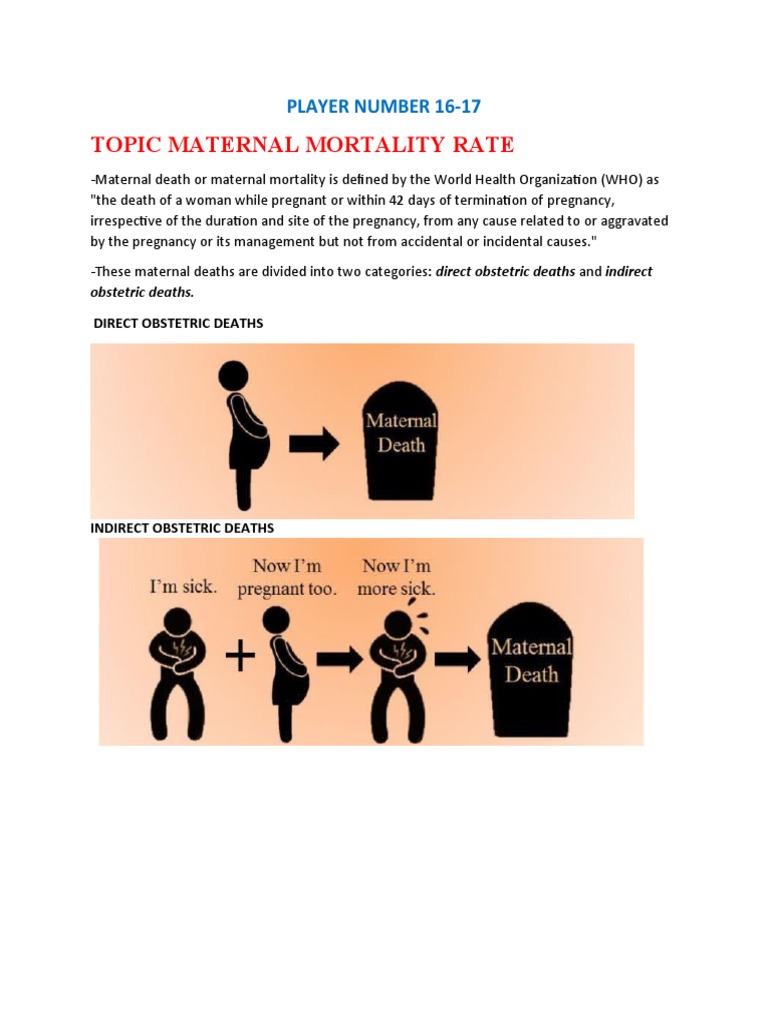 Understanding Maternal Mortality Rates | PDF