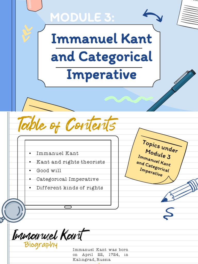 Kant and Categorical Imperative | PDF | Rights | Immanuel Kant