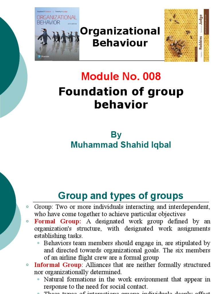 Foundations of Organizational Behavior | PDF | Group Decision Making ...