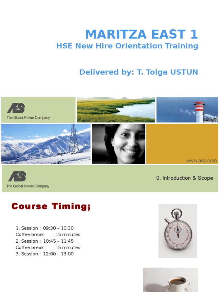 HSE New Hire Orientation | PDF | Personal Protective Equipment | Risk ...