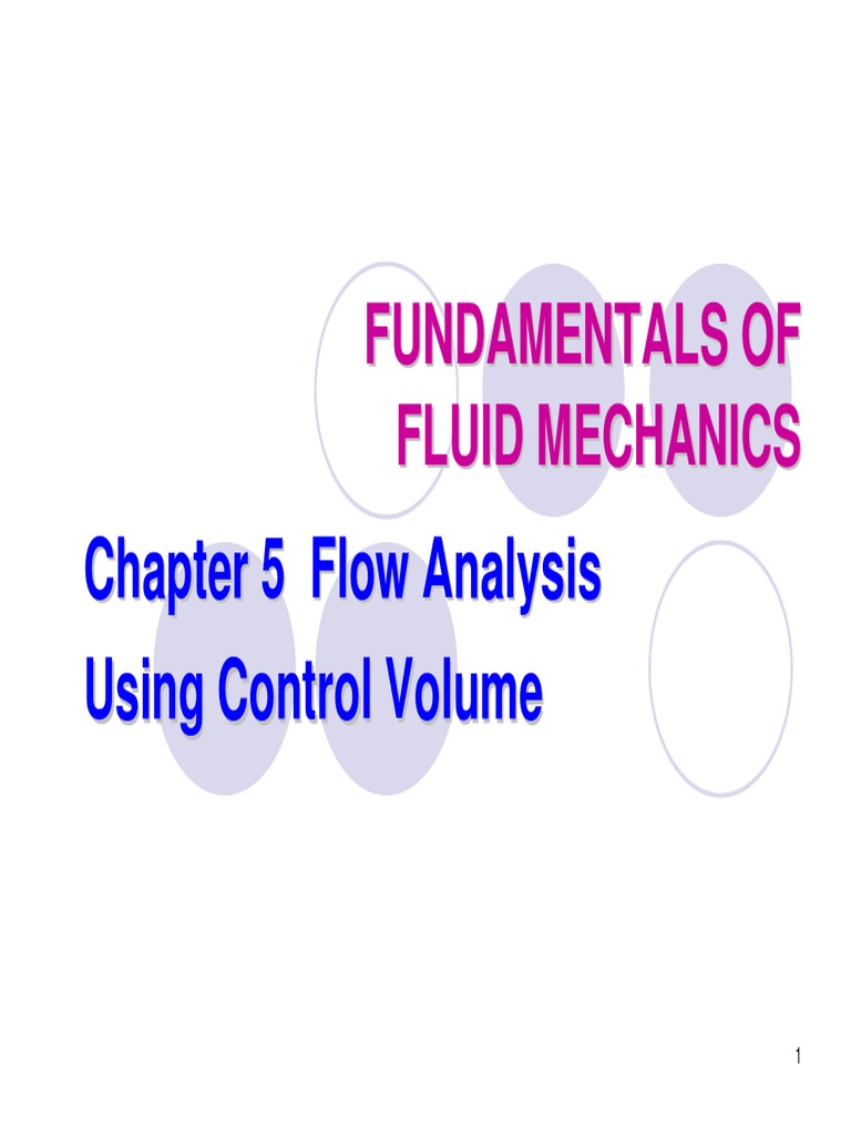 Flow Analysis Using Control Volume | PDF | Fluid Dynamics | Rotation ...