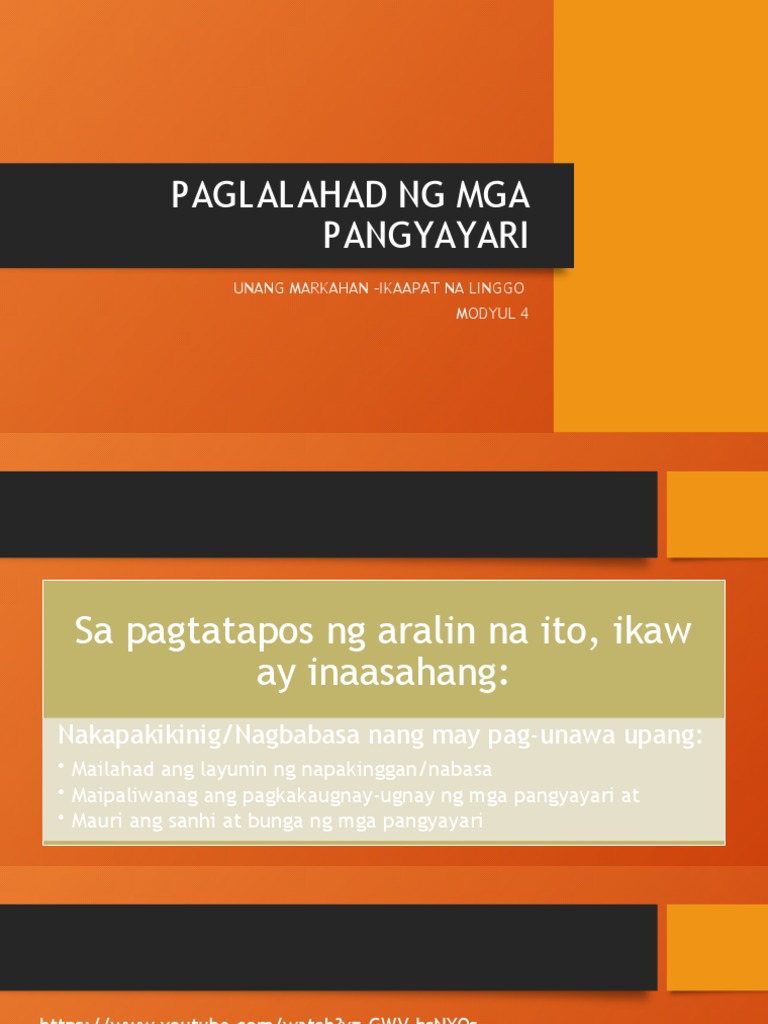 8-Modyul 4-Unang Kwarter | PDF