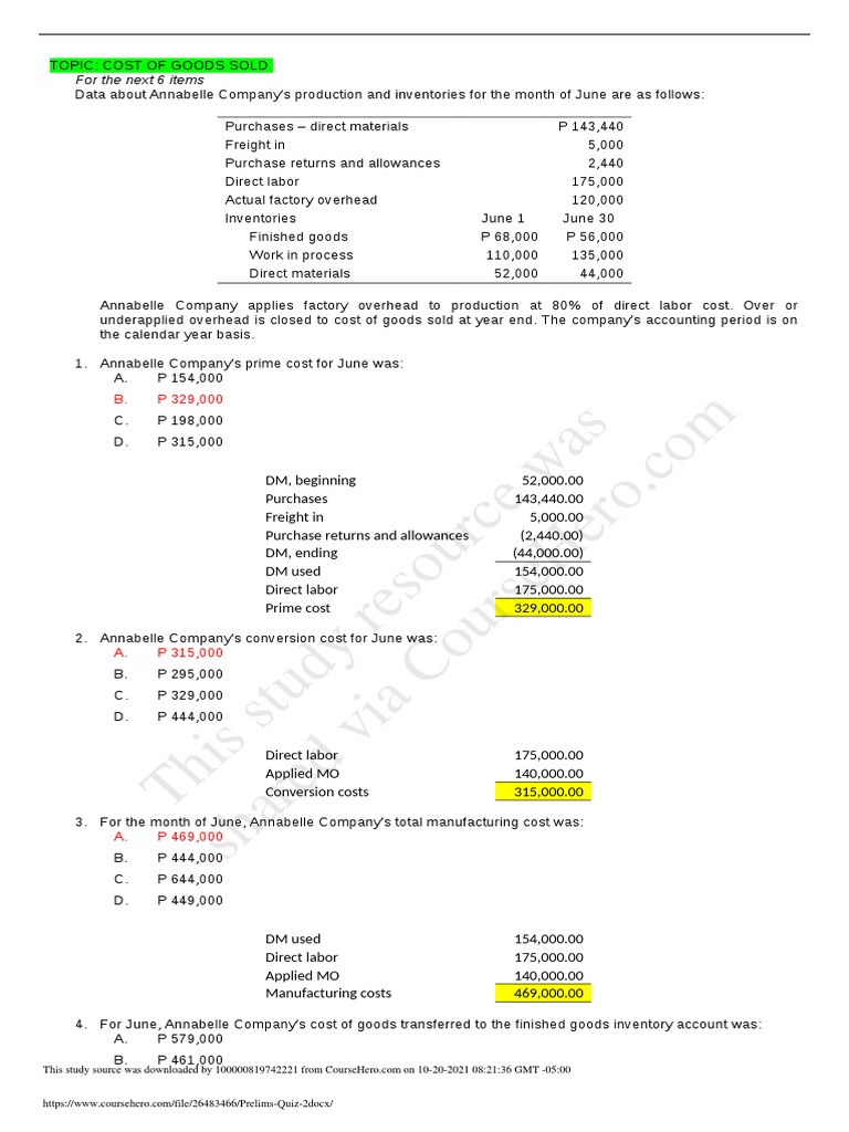 This Study Resource Was: For The Next 6 Items | Download Free PDF ...