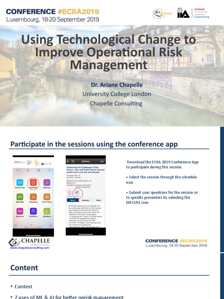 Technological Change To Improve Risk Management | Download Free PDF ...