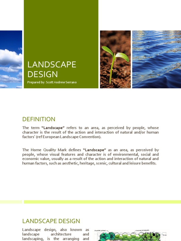Landscape Design | PDF | Symmetry | Landscape