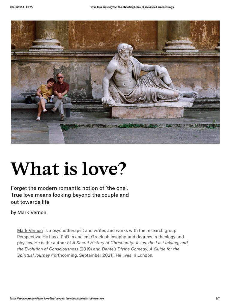 Love Beyond Romantic Myths | PDF | Romance (Love) | Love