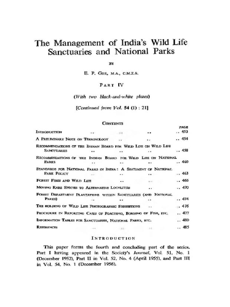 Wildlife Research Paper | PDF