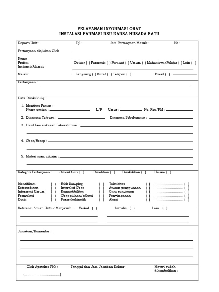 Form Pio | PDF | Sains & Matematika