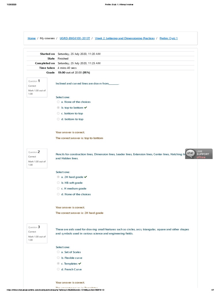 Eng6100 2013t Engineering Drawing Prelim 1 1 | Download Free PDF ...