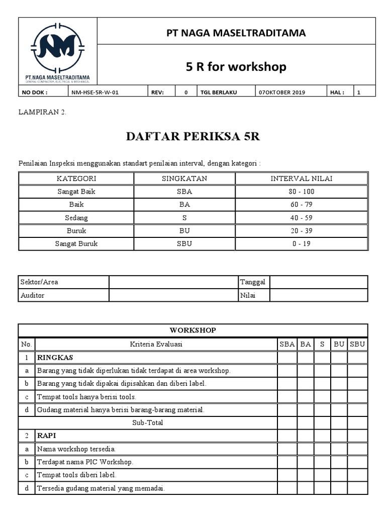 5R For Workshop | PDF