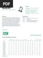 GN Wide Body Shackle H10 | PDF