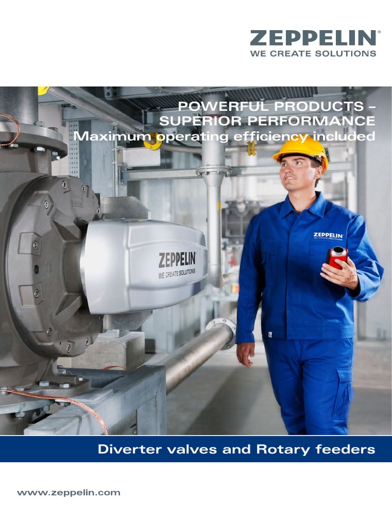 Zeppelin Systems Diverter Valves and Rotary Feeders | PDF | Valve ...