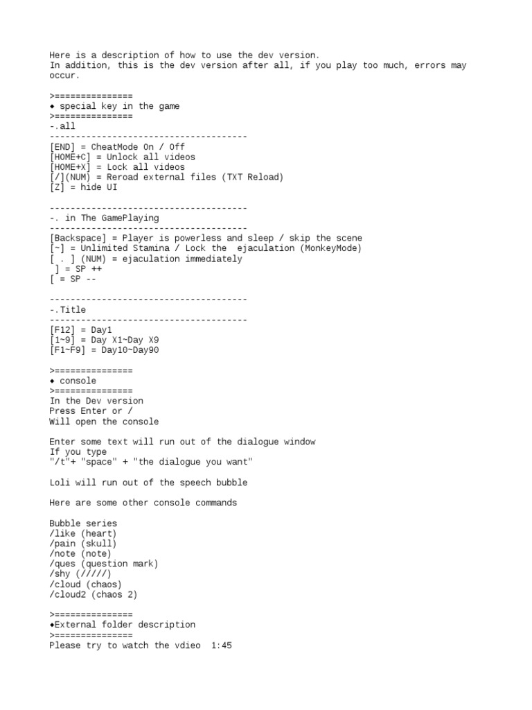 (Dev) Readme ENG | PDF | Text File | Software Engineering