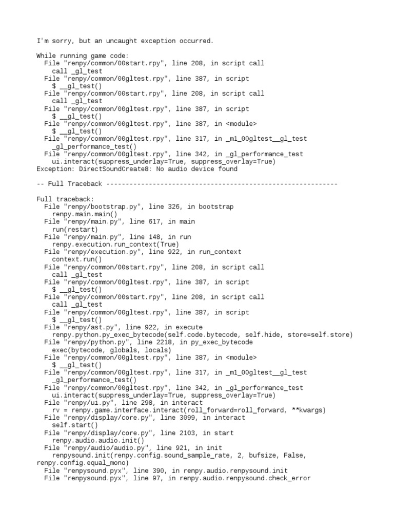 Traceback | PDF | Computer Architecture | Computing