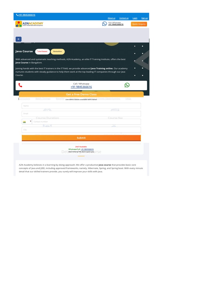 Coursejava Course Pdf Method Computer Programming Class Computer Programming 0565