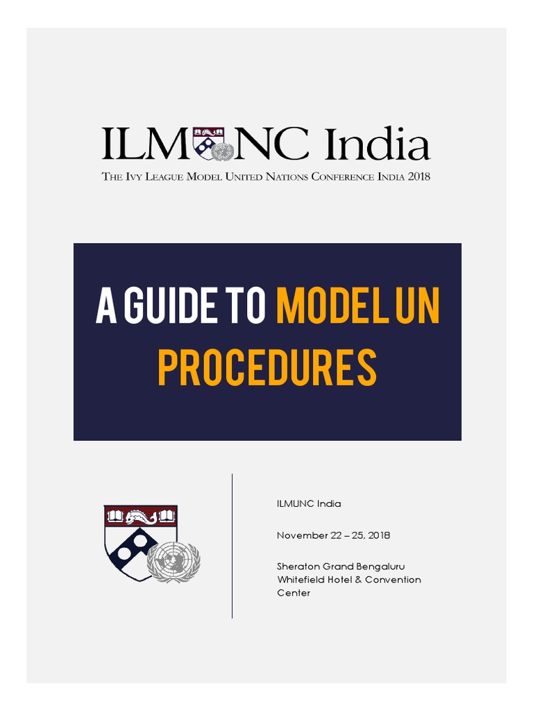 A Guide To: Model Un Procedures | PDF | Committee | Government