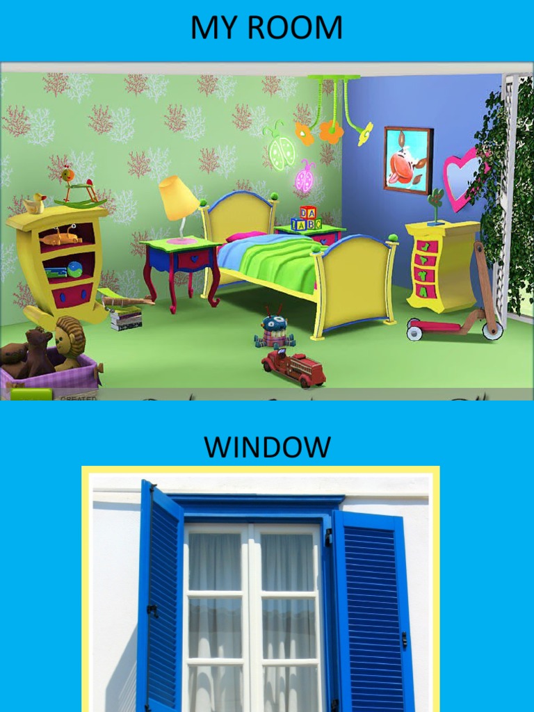 My Bedroom Classroom Posters Fun Activities Games - 71084 | PDF