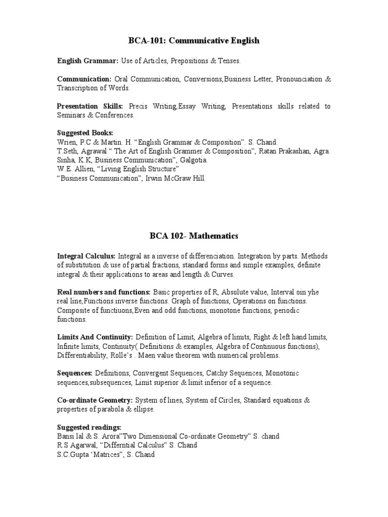 BCA-101: Communicative English | PDF | Internet & Web | World Wide Web