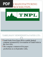 Production Process of Paper in Tnpl-Karur: An Internship Report | PDF | Pulp (Paper) | Paper