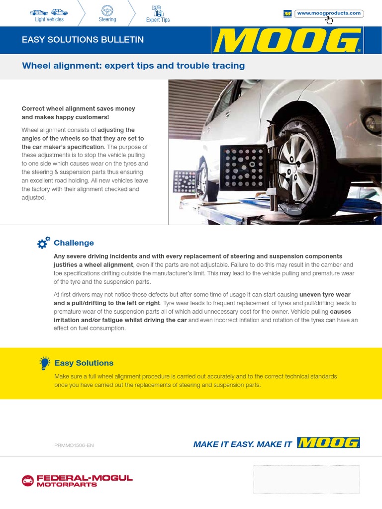 TT Wheel Alignment en | PDF | Steering | Tire