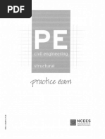 PE Civil - Structural Practice Exam | PDF | Beam (Structure) | Deep ...