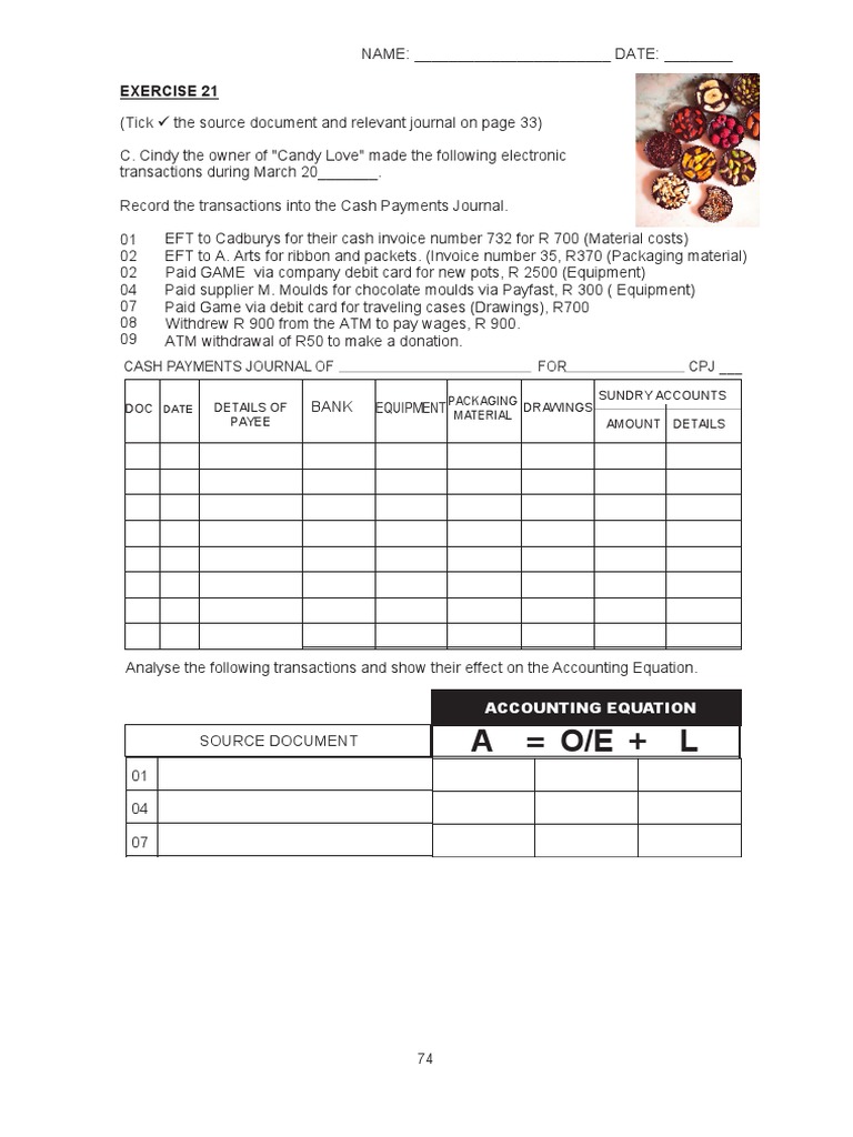 EFT Payments and Receipts Ex. 21 - 30 | Download Free PDF | Payments ...