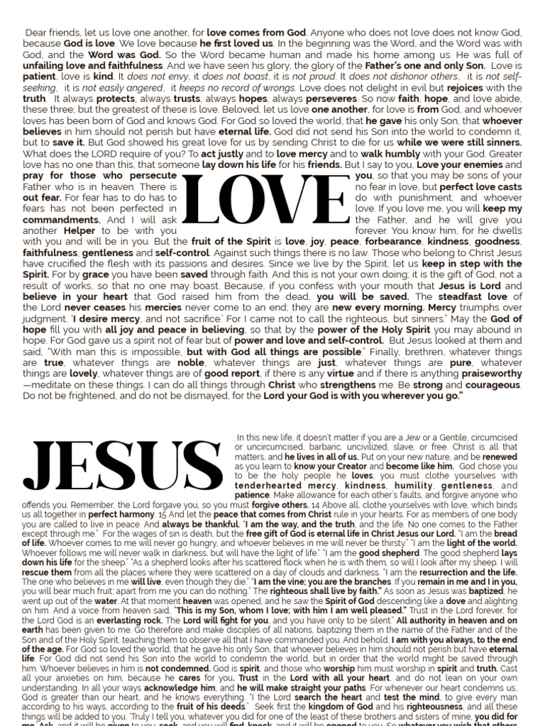 Bible Words | PDF | Grace In Christianity | Justification (Theology)