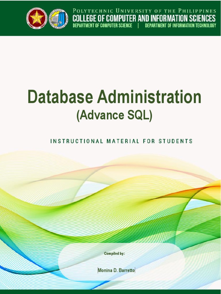 Instructional Material DBA | PDF | Databases | Data