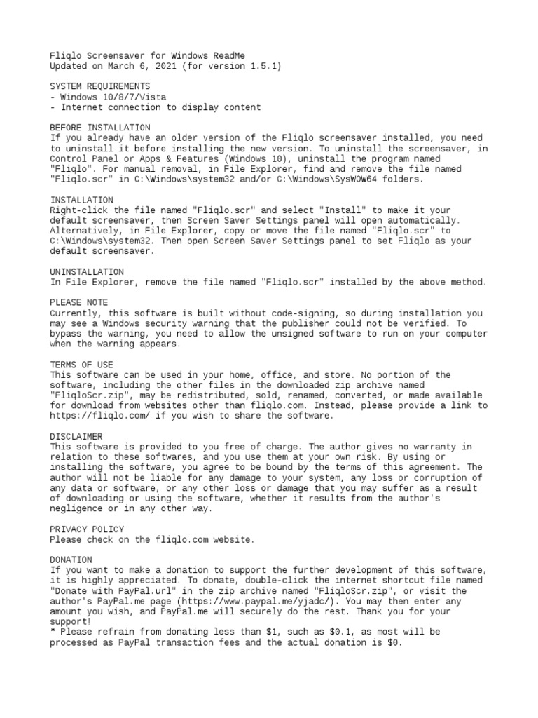 Read Me | PDF | Computer File | Microsoft Windows