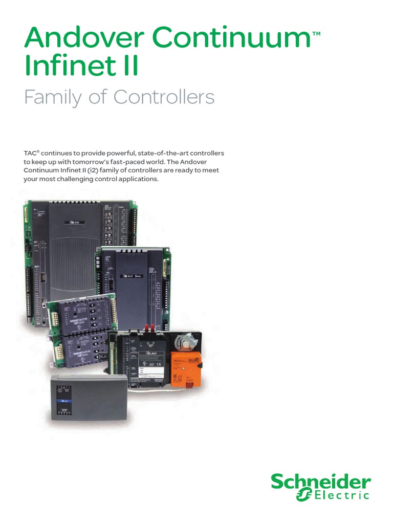 Family of Controllers: Andover Continuum Infinet II | Download Free PDF ...