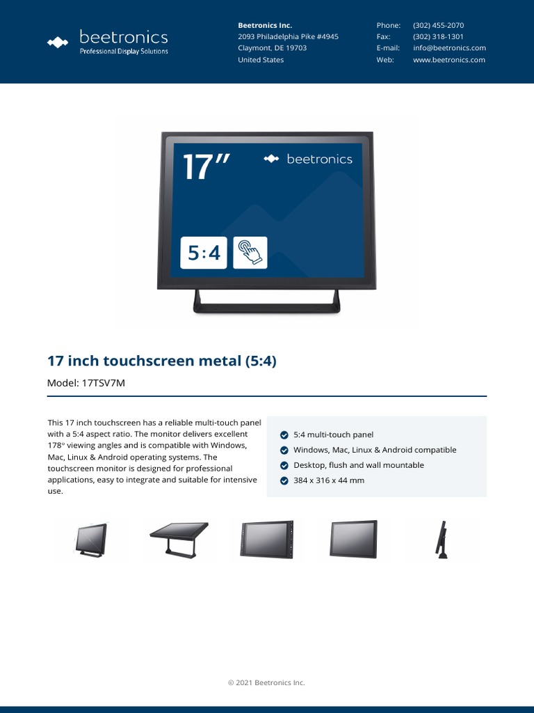 Beetronics - 17-Inch-Touchscreen-54 | PDF | Android (Operating System ...